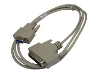 Lantronix - serial cable - DB-25 to DB-9 - 6 ft