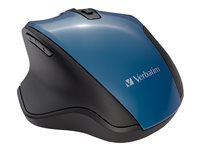 Verbatim Silent Ergonomic Wireless Blue LED Mouse - mouse - 2.4 GHz ...