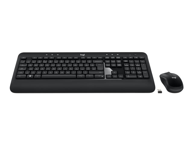Logitech Advanced Combo - keyboard and mouse set - UK Input Device ...