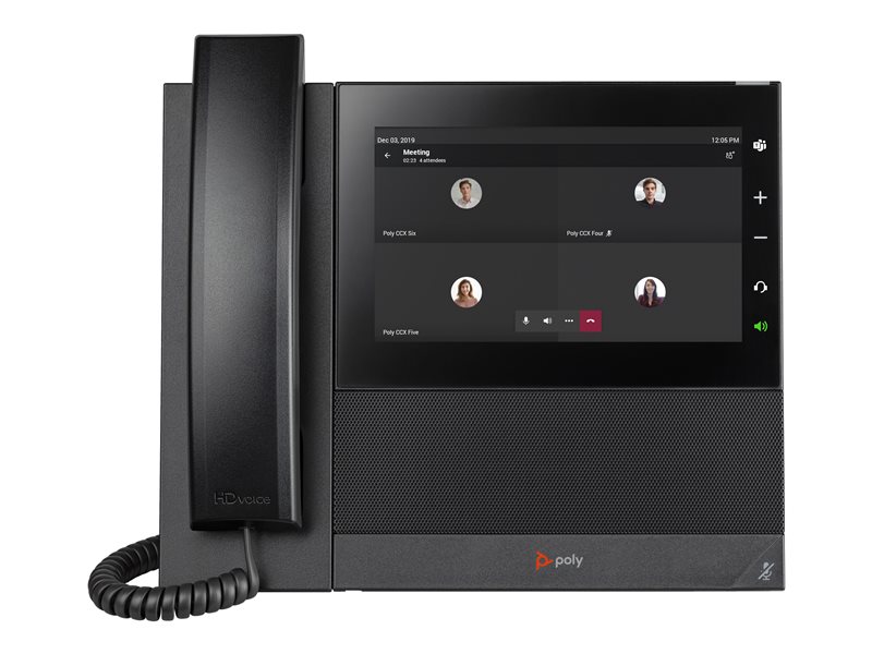 Poly CCX 600 for Microsoft Teams - téléphone VoIP avec ID d'appelant ...