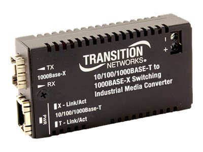 Transition Networks Hardened Mini 10/100/1000 Bridging - fiber media ...