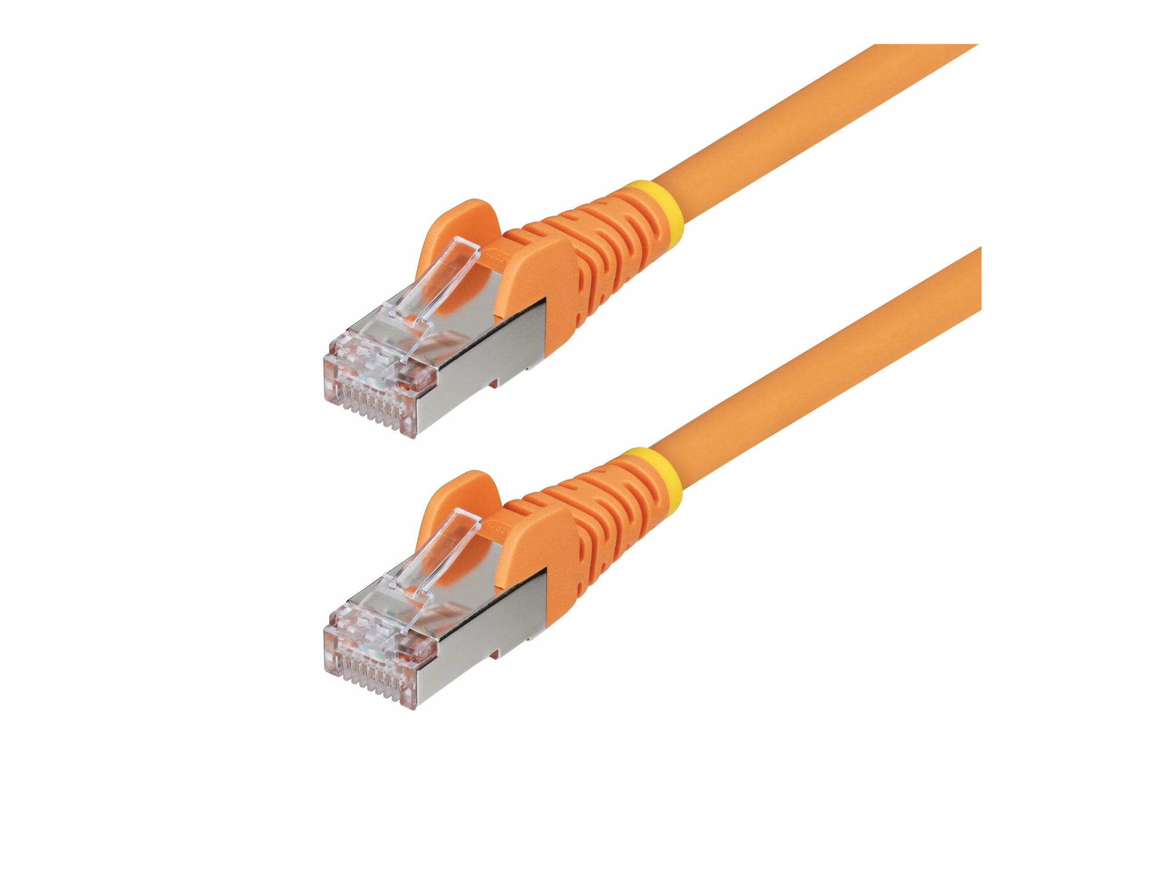 StarTech.com 50ft Orange CAT6a Ethernet Cable, Snagless, S/FTP, 10G ...