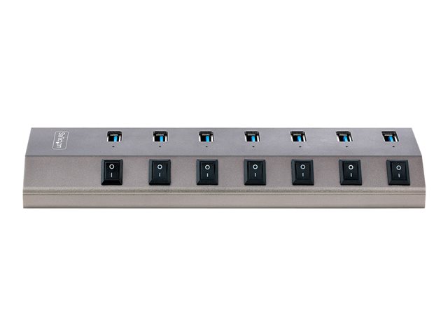 StarTech.com Hub USB-C Auto-Alimenté 7 Ports BC 1.2 (5G7AIBS-USB-HUB-EU)