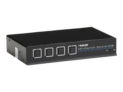 Black Box ServSwitch Secure - KVM / USB switch - 4 ports