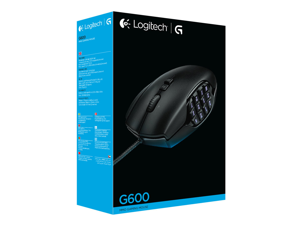 Logitech Gaming Mouse G600 MMO | www.shi.com