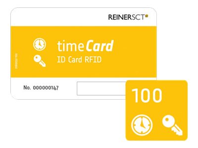 ReinerSCT timeCard ID Card RFID - RF proximity card (pack of 100) (2 ...