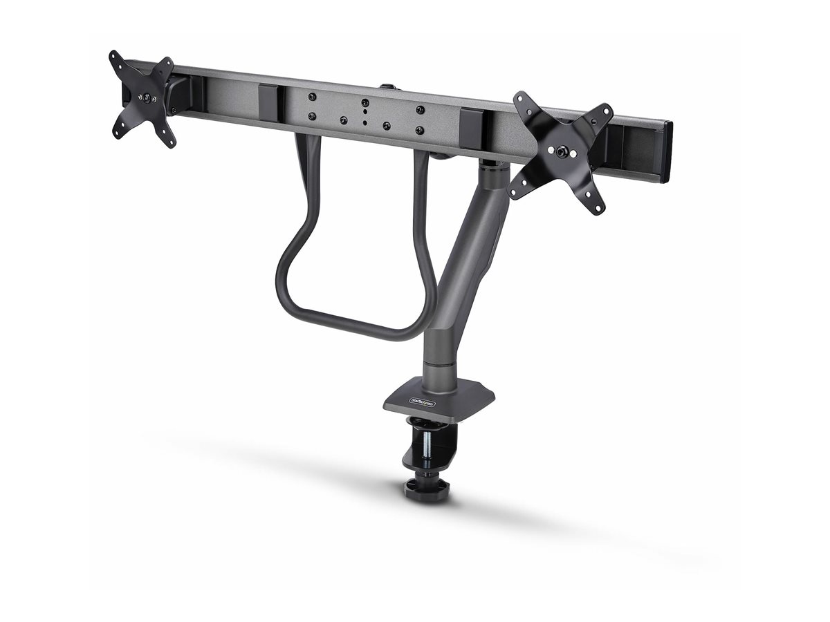 StarTech.com Desk Mount Dual Monitor Arm w/ Crossbar, Up To 27 ...