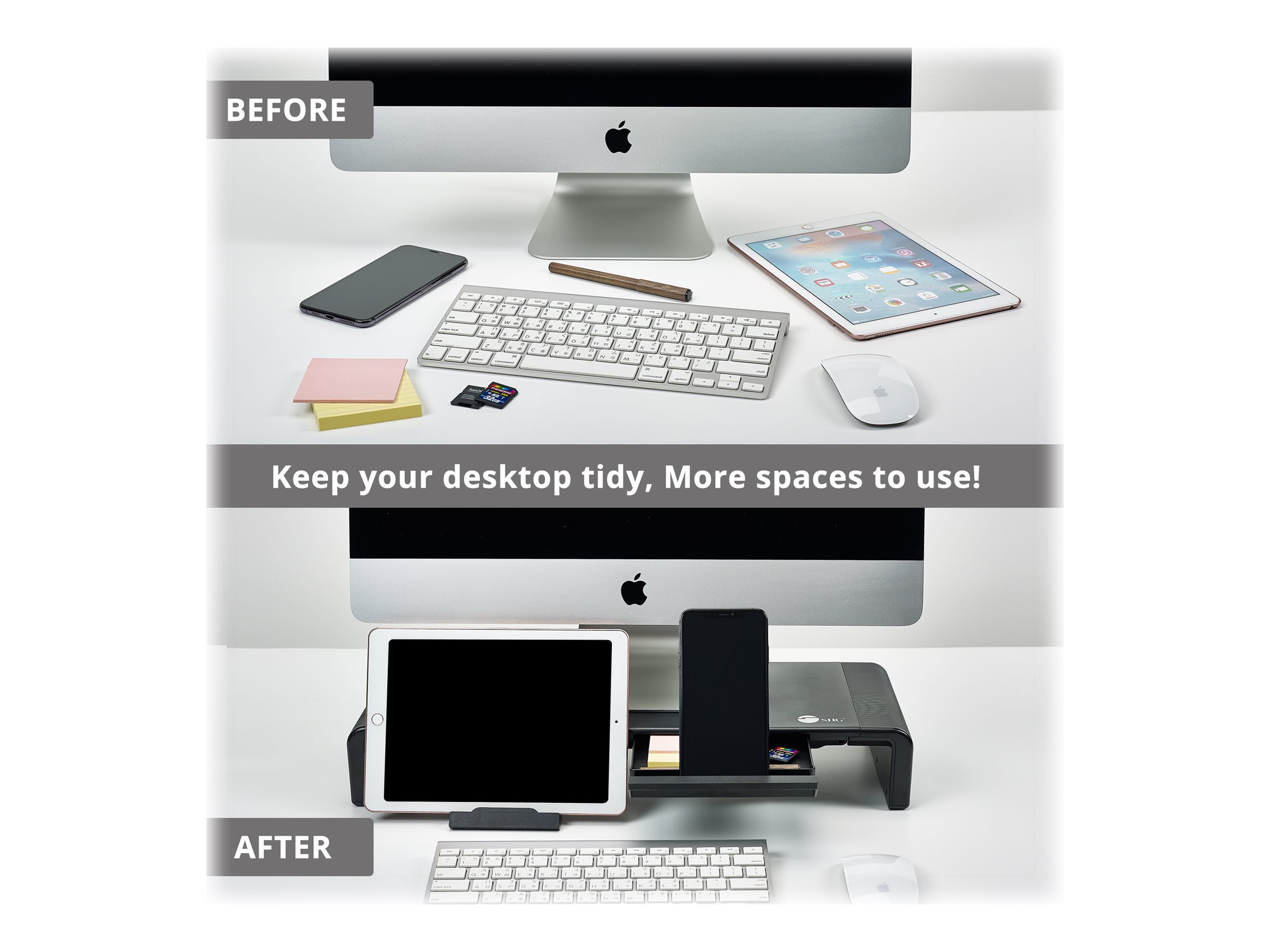 Precision Data Products - SIIG - SIIG Stylish Foldable Monitor Stand