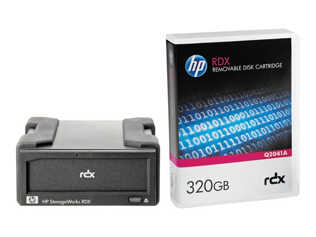 HPE RDX Removable Disk Backup System - RDX drive - SuperSpeed USB 3.0 ...