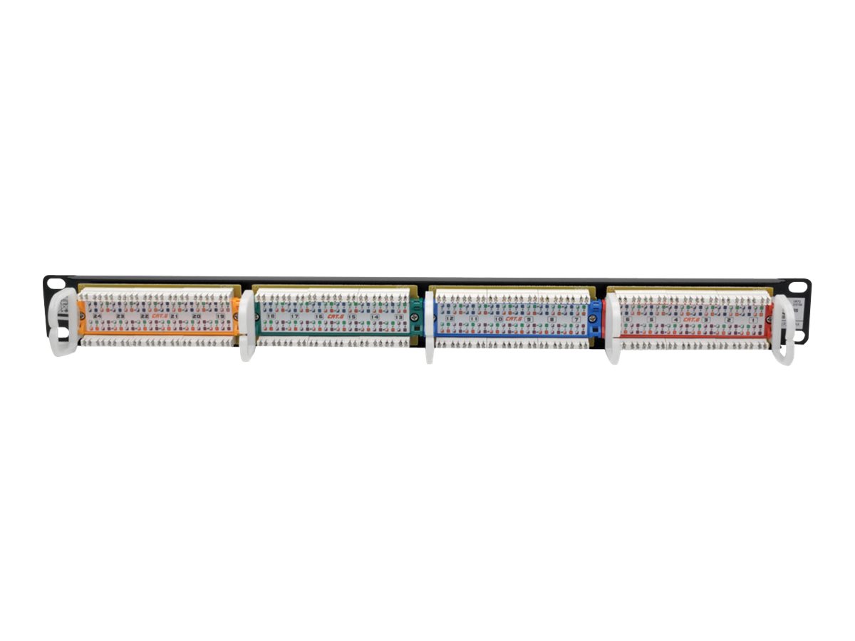 Tripp Lite 24-Port 1U Rack-Mount 110-Type Color-Coded Patch Panel, RJ45 Ethernet, 568B, Cat5/5e ...