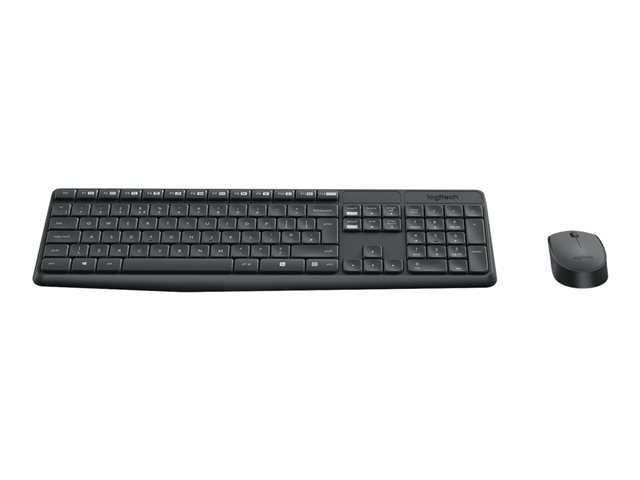 Logitech MK235 - keyboard and mouse set - US International Input Device ...