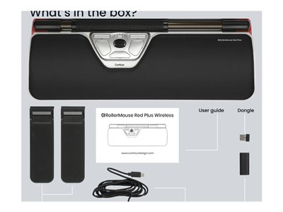 Contour RollerMouse Red Plus - Centreret mus - ergonomisk - 7 knapper ...