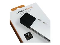 HyperDrive Net 6-in-2 Hub - docking station - USB-C x 2 - HDMI - GigE