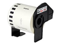 Brother DK-2251 - label tape - 1 roll(s) - Roll (2.44 in x 50 ft)