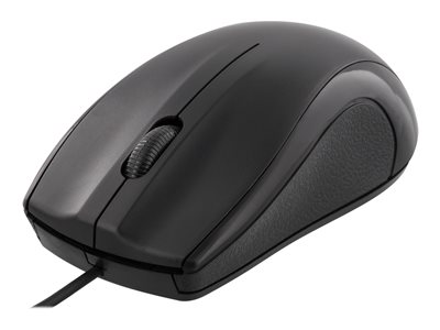 DELTACO MS-711 - Mouse - optical - 3 buttons - wired - USB 2.0 - black ...