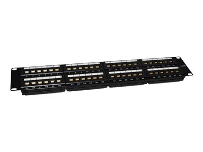 Videk Cat5e UTP / Unshielded Patch Panel 48 Port RJ45 - patch panel - 2U