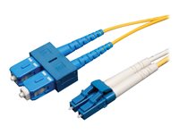 Tripp Lite 1M Duplex Singlemode 9/125 Fiber Optic Patch Cable LC/SC 3' 3ft 1 Meter - cordon de ...