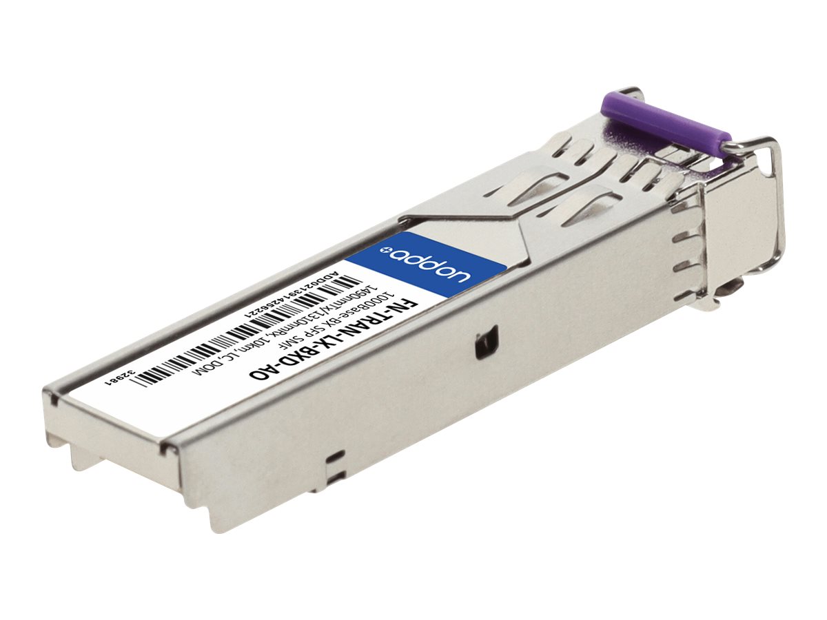 AddOn - SFP (mini-GBIC) transceiver module (equivalent to: Fortinet FN-TRAN-LX-BXD) | Overview ...