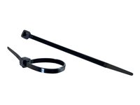 C2G 4in Cable Tie Multipack (100 pack) - Black - cable tie