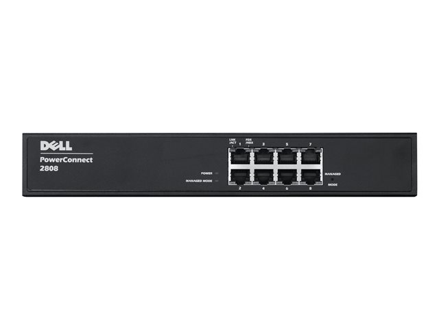 Dell PowerConnect 2808 - switch - 8 ports - Managed - 210-27775 - Currys Business