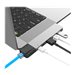 HyperDrive Net 6-in-2 Hub - docking station - USB-C x 2 - HDMI - GigE