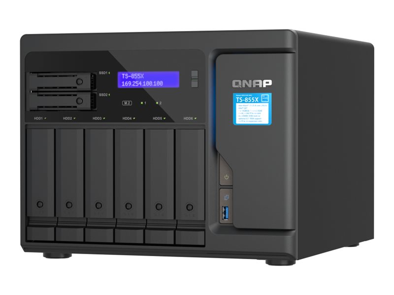 QNAP TS-855X - NAS server | Overview, Specs, Details | SHI
