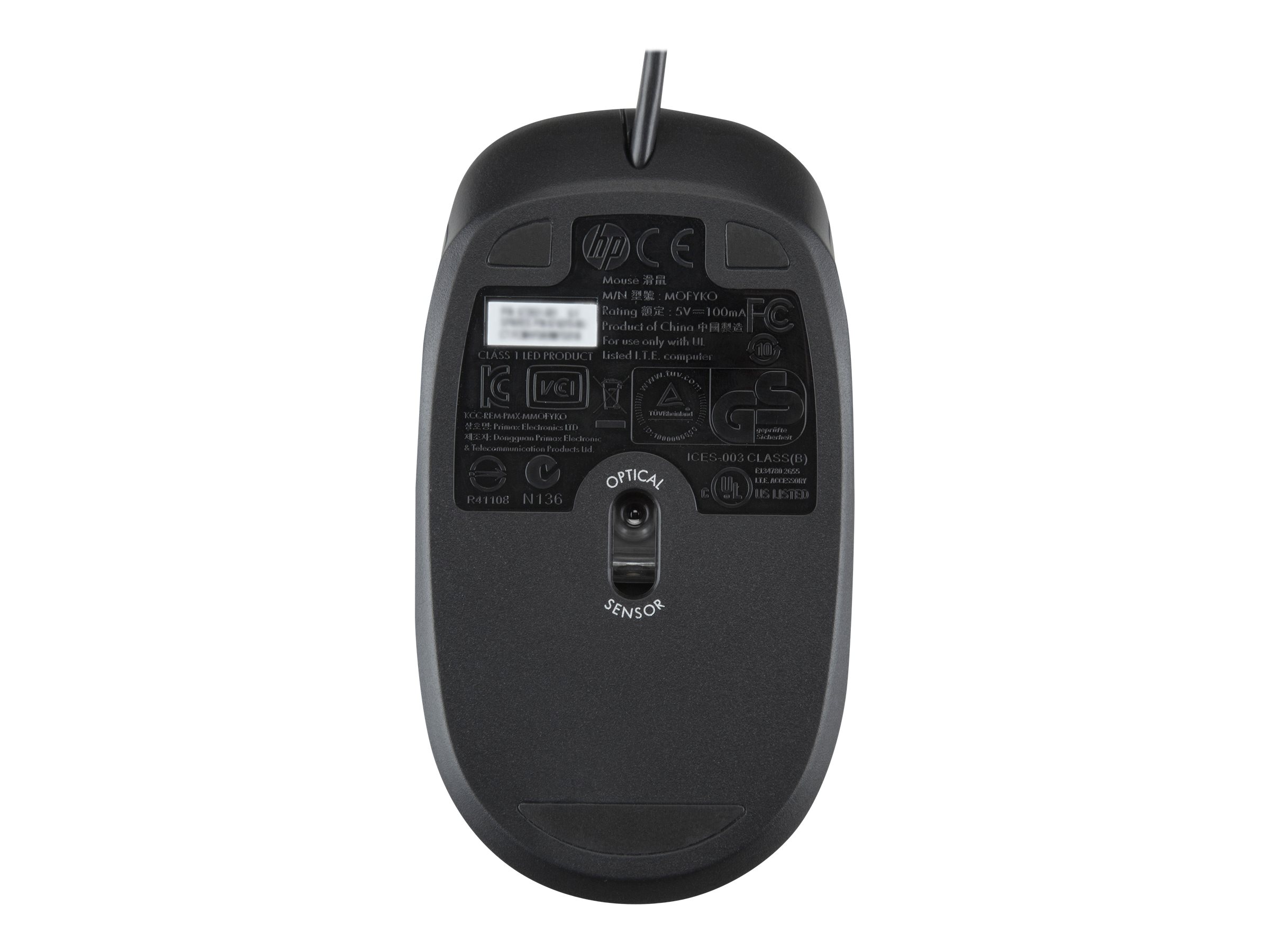 Optical Mouse Underside