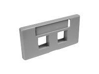 Leviton QuickPort Modular Furniture Faceplate - faceplate