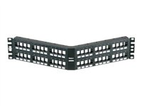 Panduit NetKey Flush Mount Modular Patch Panel - patch panel - 2U - 19"/23"