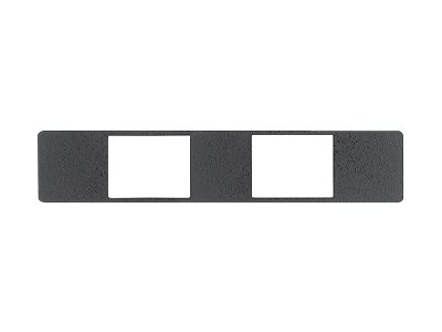 Extron Architectural Adapter Plate Blank Plate with Two Keystone ...
