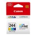 Canon CL-244 - color (cyan, magenta, yellow) - original - ink cartridge