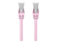 Belkin Cat6 3ft Pink Ethernet UTP Patch Cable, Snagless, Molded, RJ45 ...
