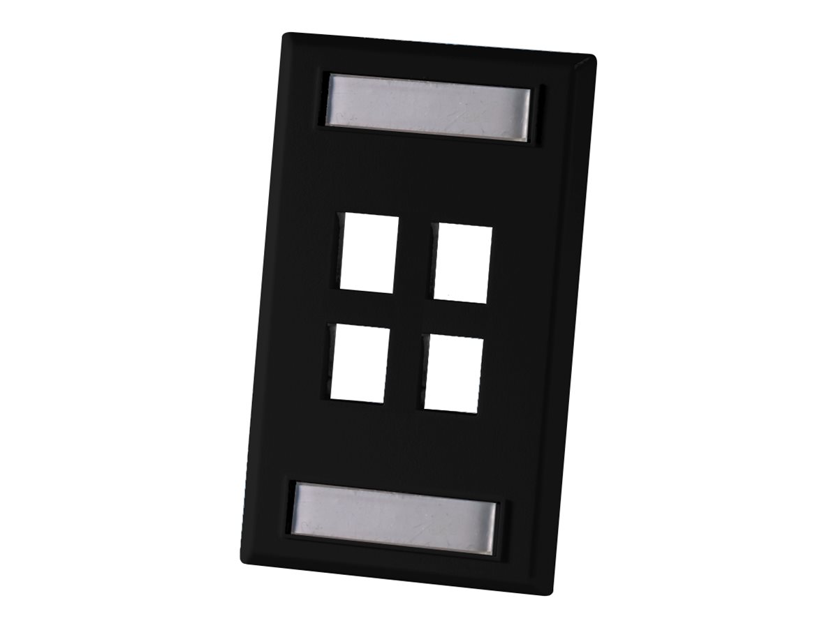 FPKEYSTONE4HOLESGLBL DESG BLACK | SHI