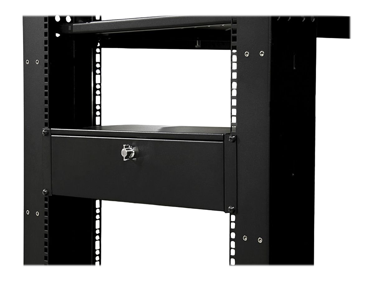 StarTech.com 3U 9in Deep RackMount Locking Storage Drawer | SHI