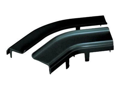 Panduit FiberRunner - Cable raceway angled fitting cover (horizontal ...