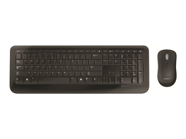 Microsoft Wireless Desktop 800 - keyboard and mouse set - UK - black ...