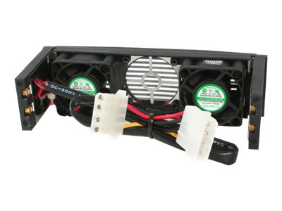 StarTech.com 5.25in Front Bay Mount Dual Fan Hard Drive Cooler - hard ...