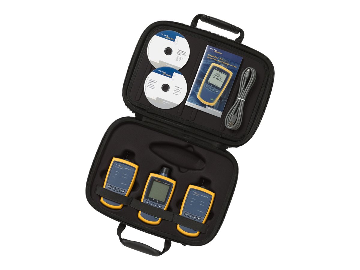 Fluke Networks SimpliFiber Pro Singlemode Fiber Verification Kit ...