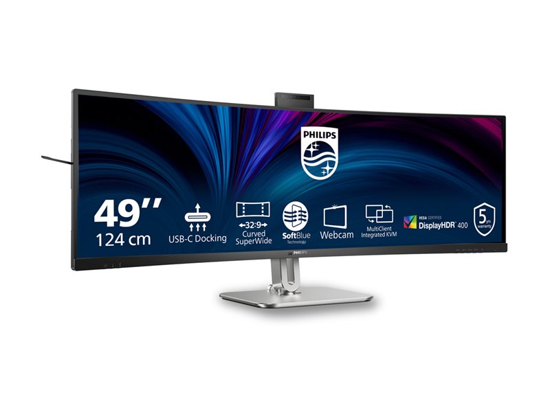 Philips 49B2U6900CH - 6000 Series - écran LED - incurvé - 49" - HDR ...