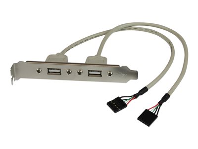 Shop | StarTech.com 2 Port USB A Female Slot Plate Adapter - USB Panel