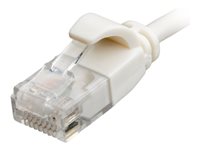 Cablenet SlimLine patch cable - 5 m - white, RAL 9003