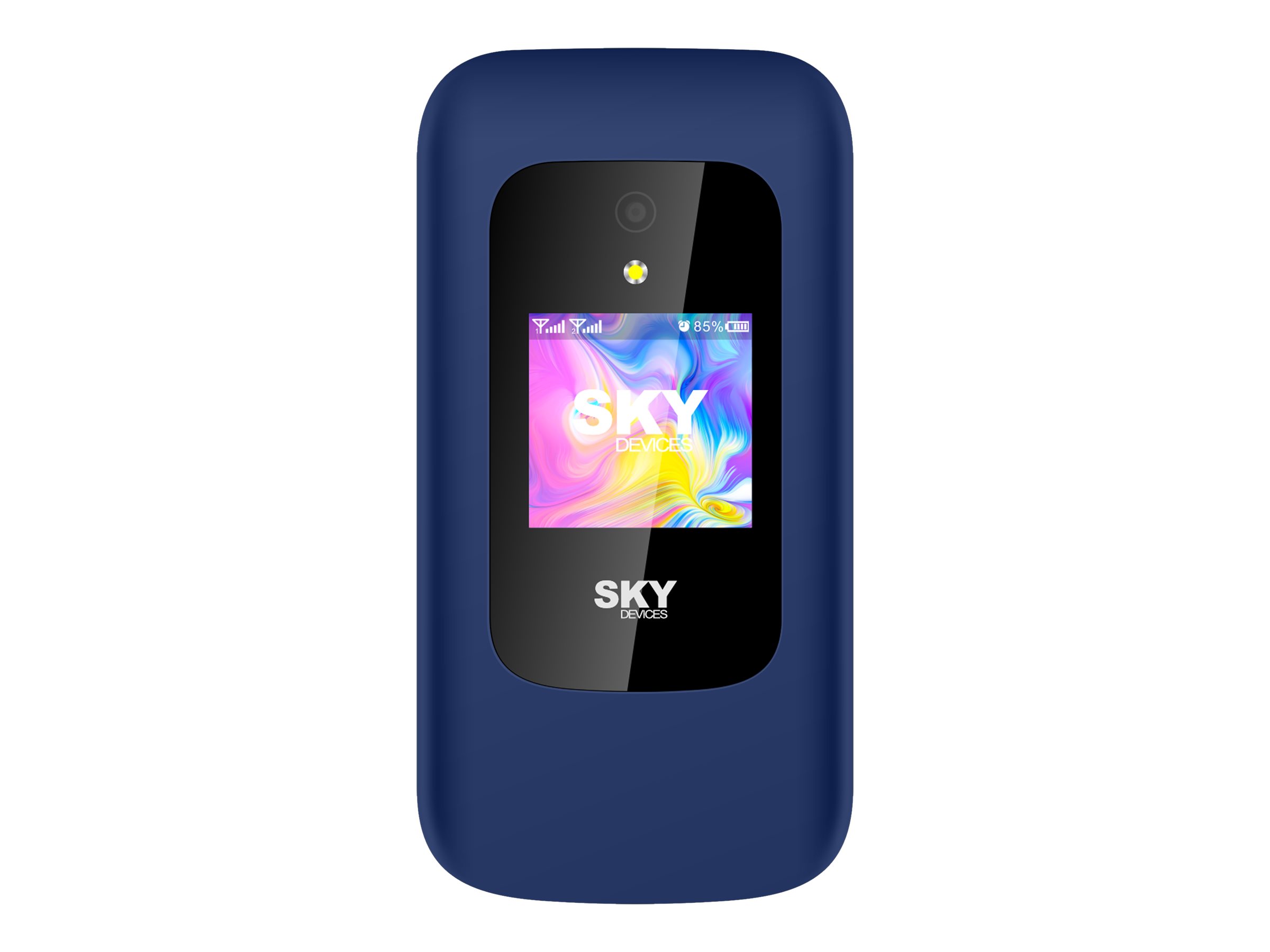 SKY Devices FlipMax 4G LTE Mobile Phone - Blue - FLIPMAXBL