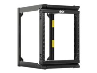 Tripp Lite SmartRack 12U Wall-Mount 2-Post Open Frame Rack, Hinged ...