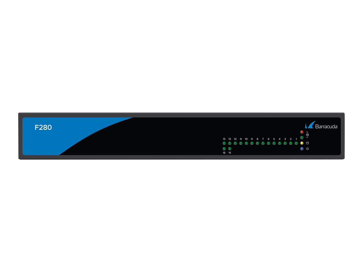 Barracuda CloudGen Firewall F-Series F280C | Overview, Specs, Details ...