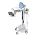 Ergotron StyleView EMR Laptop Cart, LiFe Powered cart - for notebook ...