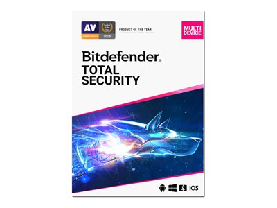 BitDefender Total Security 2020 - subscription license (1 year) - 10 ...
