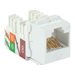 Black Box GigaTrue2 CAT6A Keystone Jack - Unshielded - modular insert