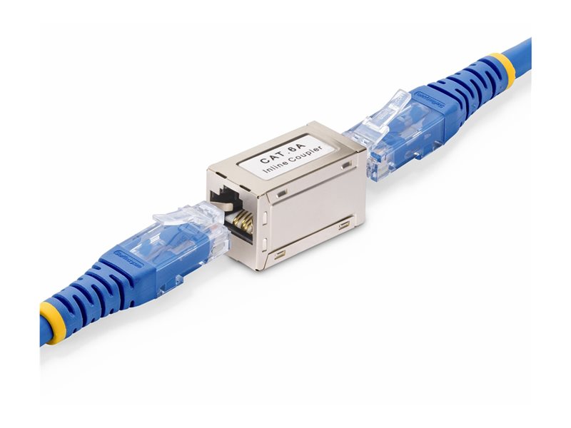 StarTech.com Coupleur RJ45 Blindé, Coupler Cat6a, F/F (IN-CAT6A-COUPLER-S1)