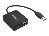 StarTech.com USB 3.0 to Fiber Optic Converter USB to Open SFP Adapter ...