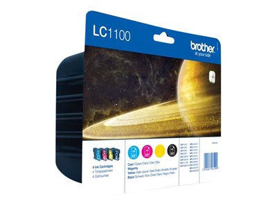 Brother LC1100 Value Pack - 4er-Pack - Schwarz, Gelb, Cyan, Magenta ...